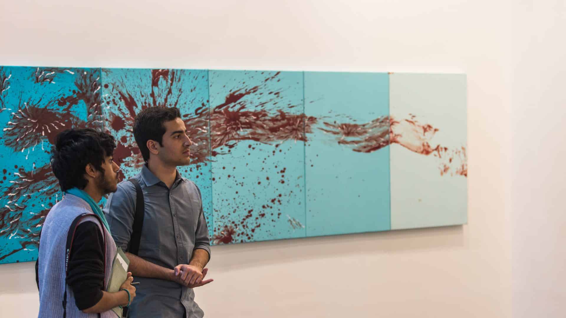 New Paintings: Imran Qureshi - India Art Fair