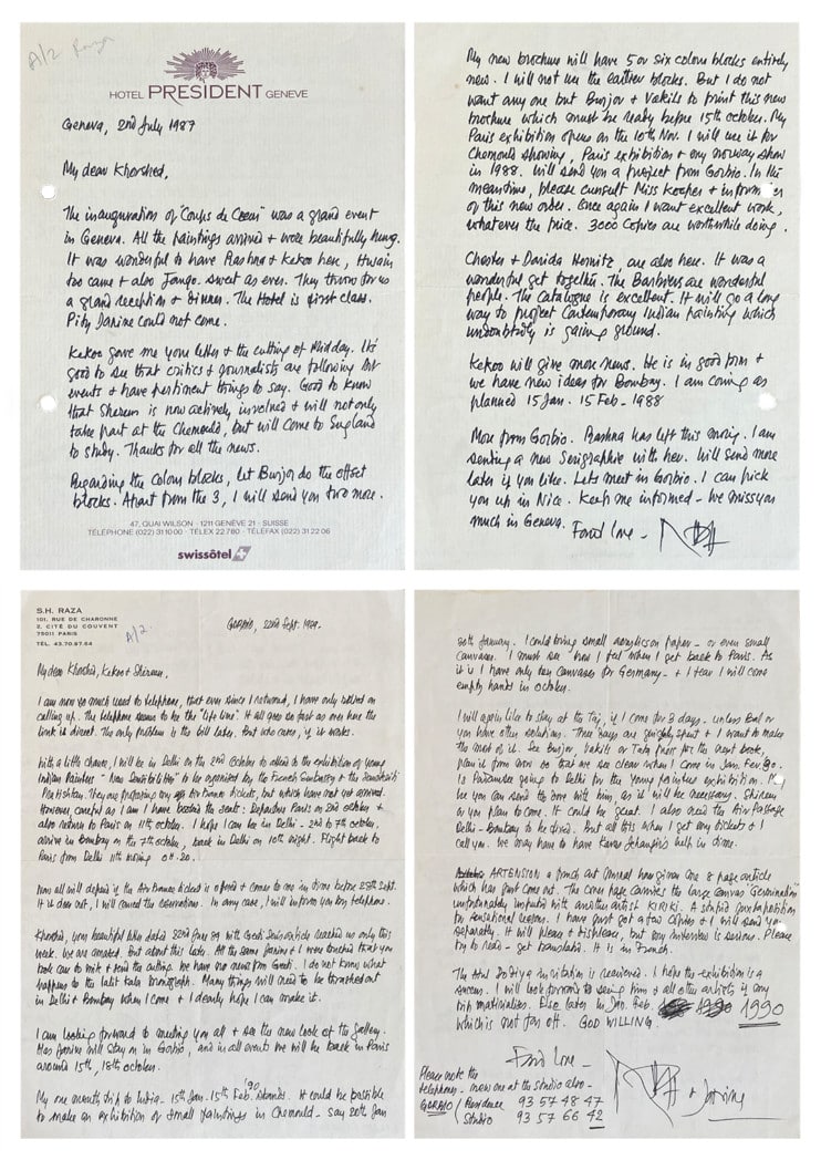 Dear Khorshed: Letters from Raza - India Art Fair