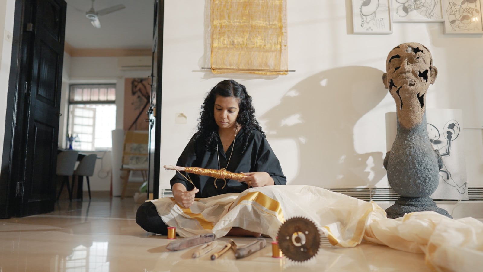 Working with Tradition: Lakshmi Madhavan - India Art Fair