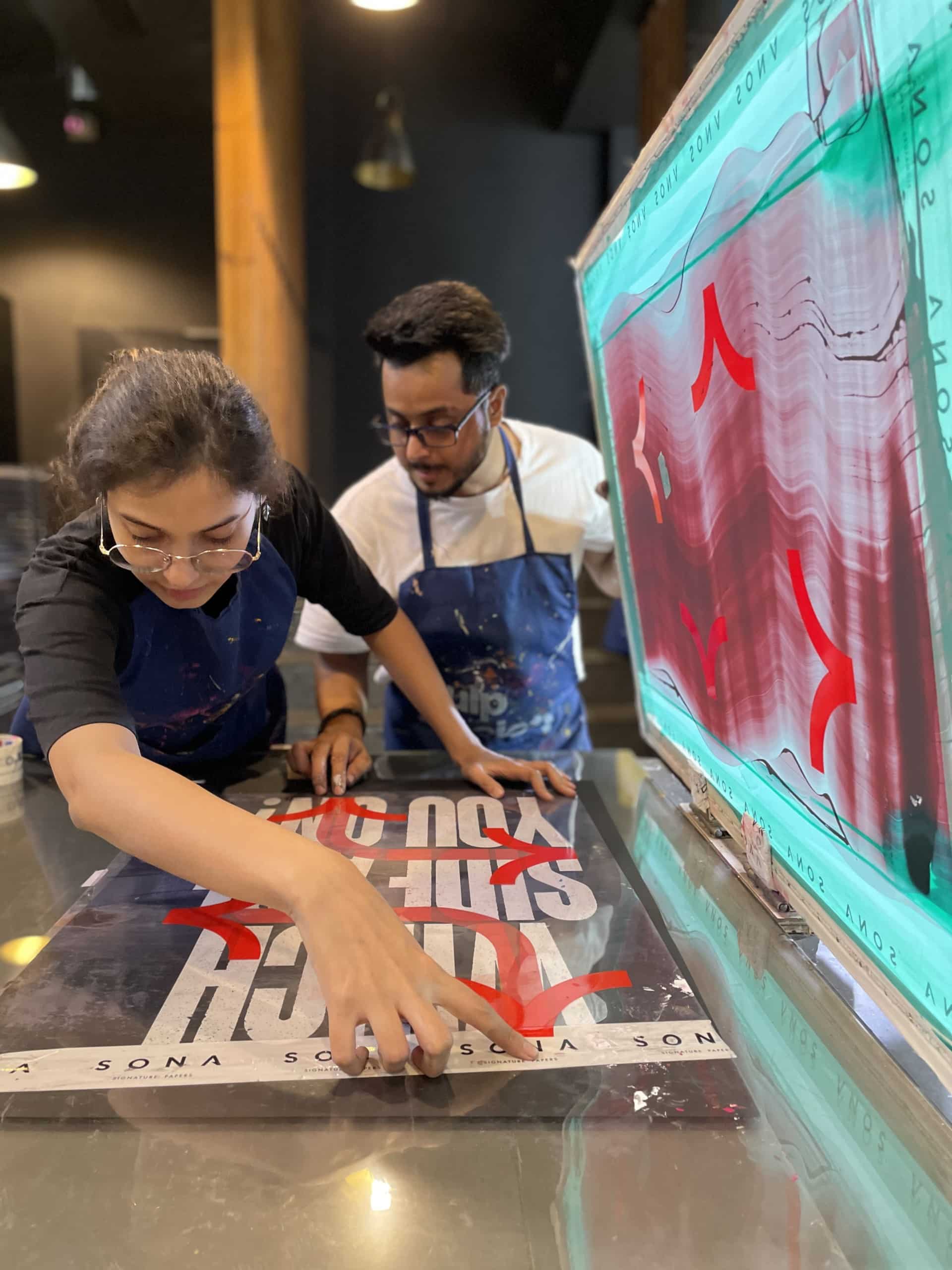 Workshop: Serigraphy at Pulp Society - India Art Fair