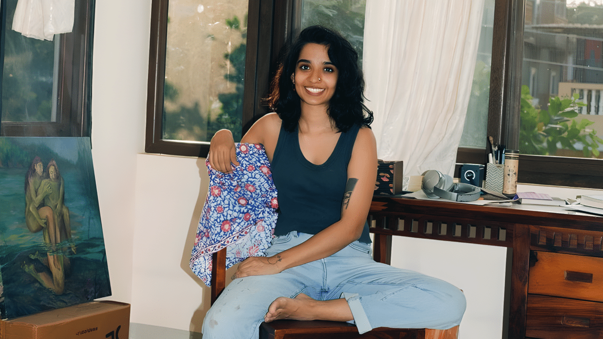 Indian artist Shailee Mehta takes us into her sunny Goa studio