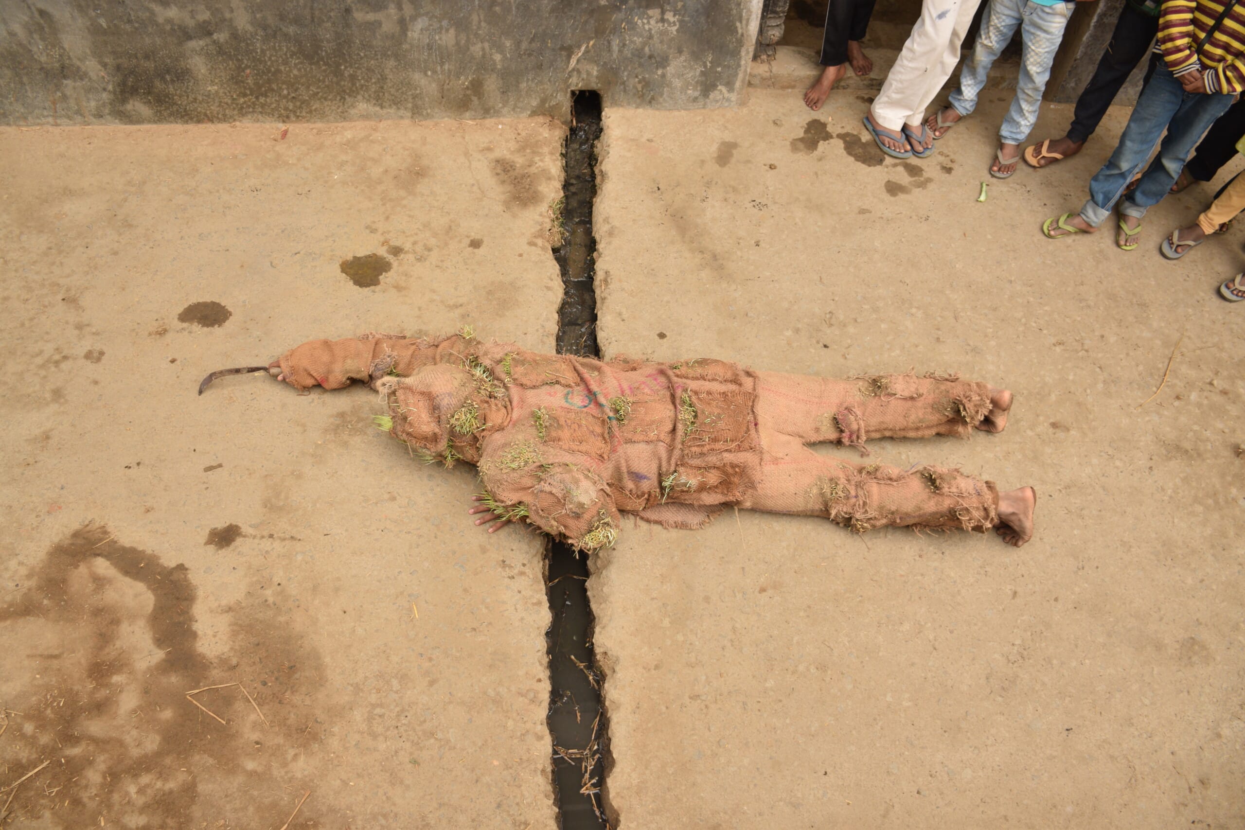 Daubing my own land : UMESH S. - India Art Fair